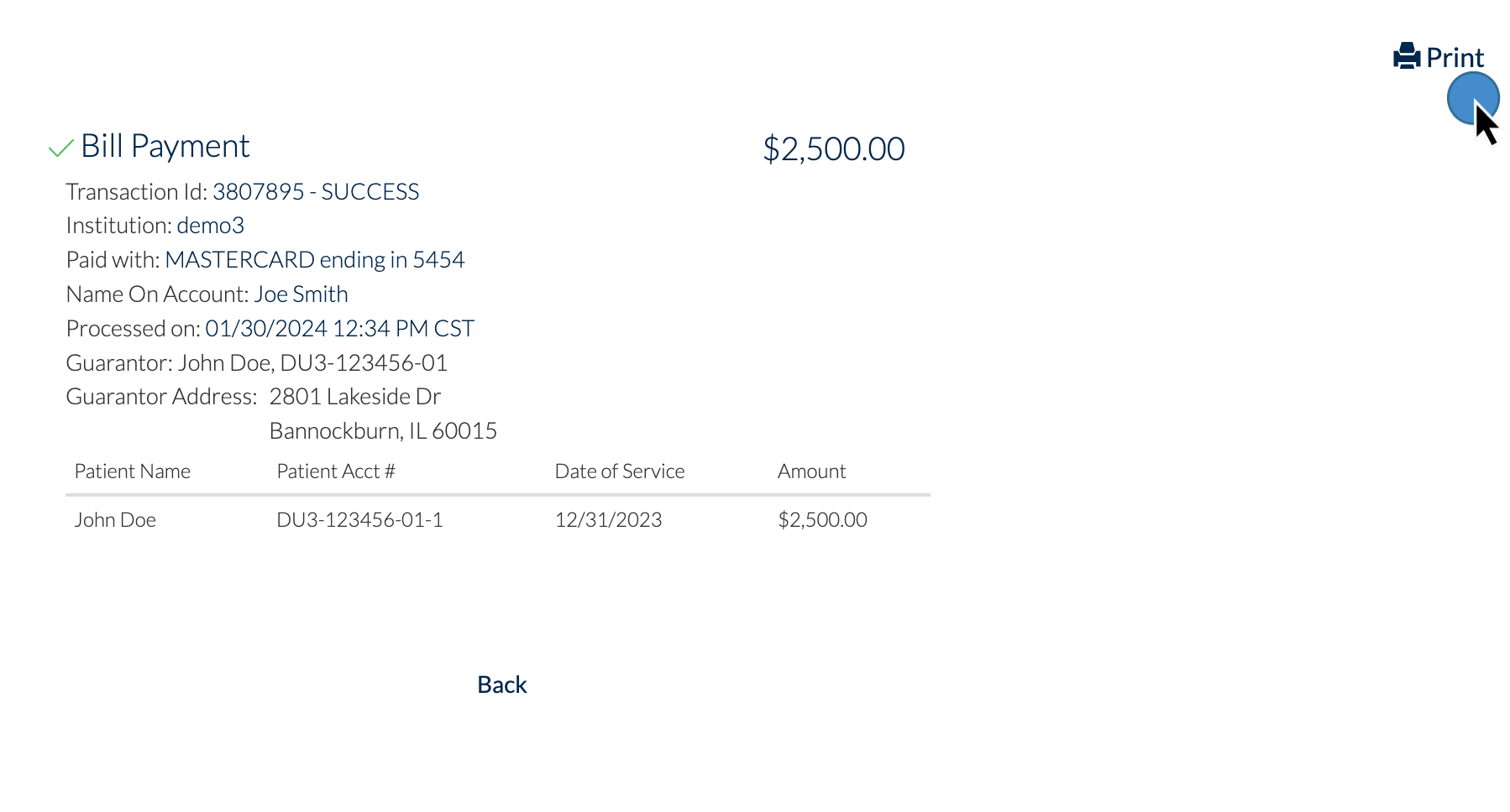 How to reprint a payment receipt – Flywire Healthcare