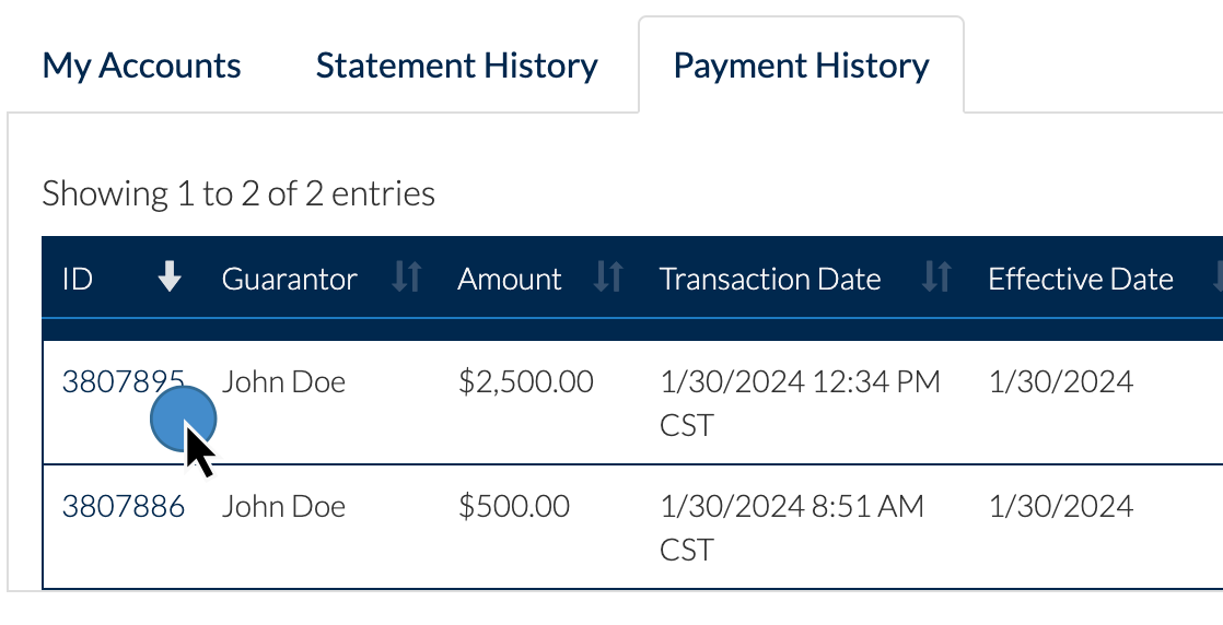 How to reprint a payment receipt – Flywire Healthcare
