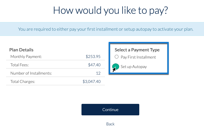Enrolling in a payment plan – Flywire Healthcare