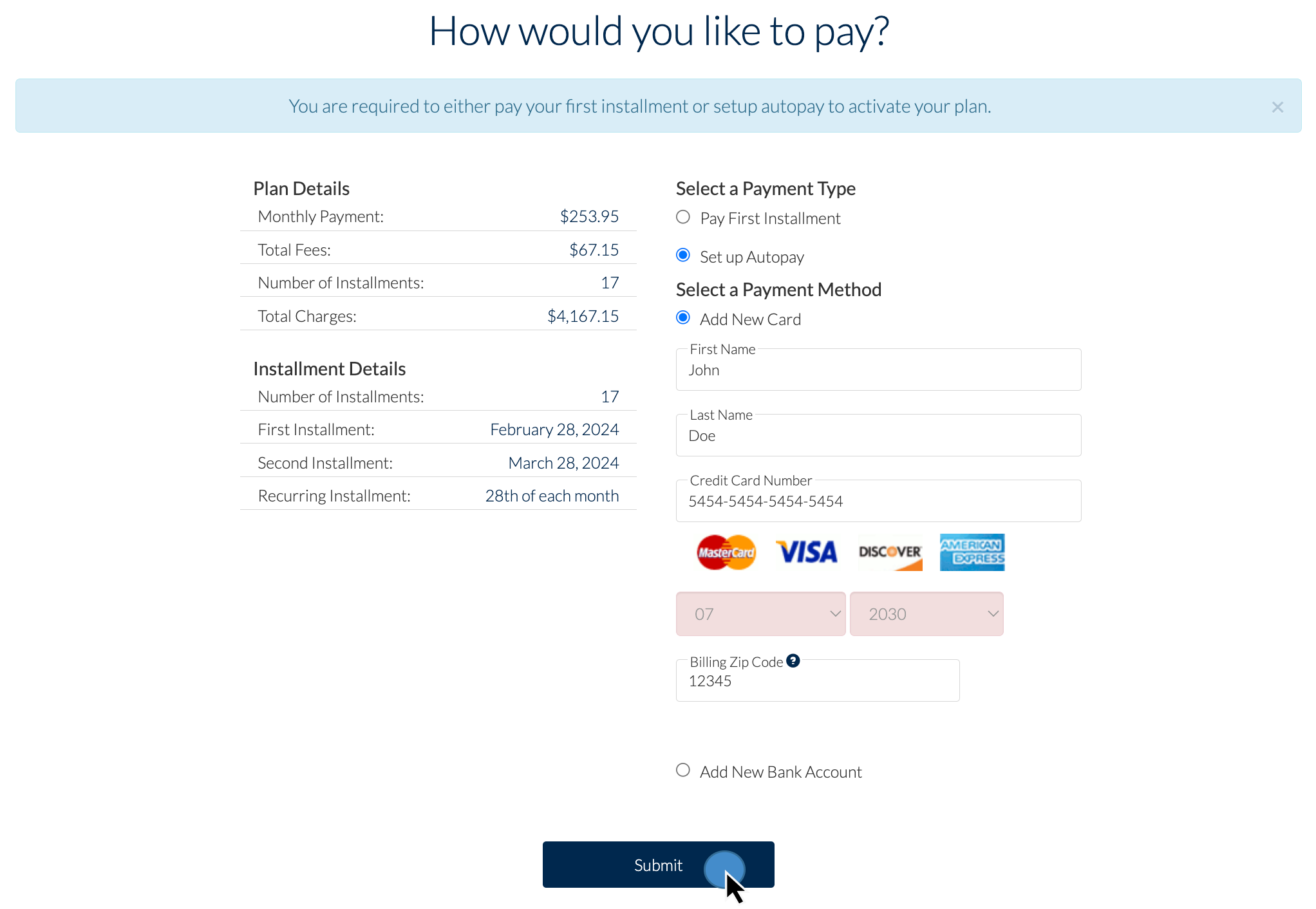 How patients can roll a new bill into their existing payment plan ...