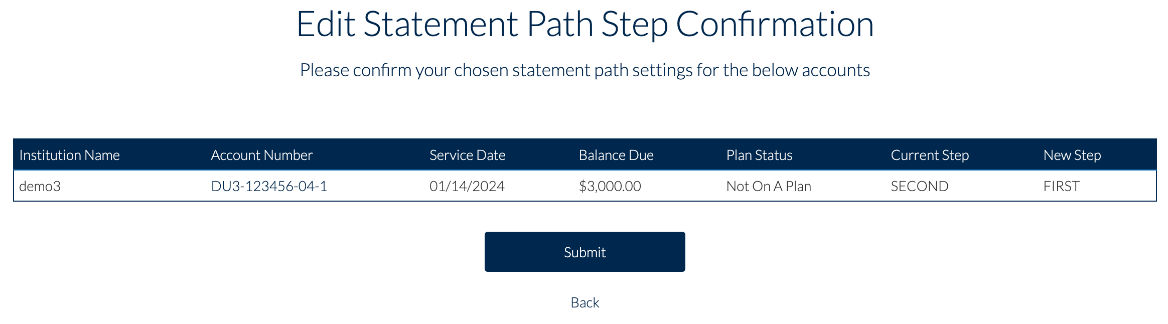 How to Update a Statement Path/Dunning Level – Flywire Healthcare