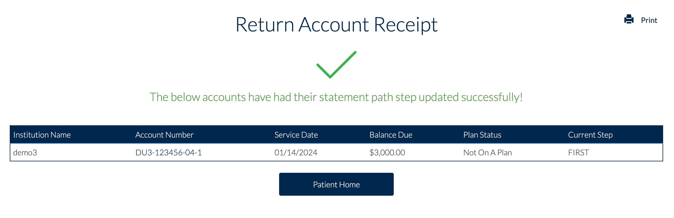 How to Update a Statement Path/Dunning Level – Flywire Healthcare