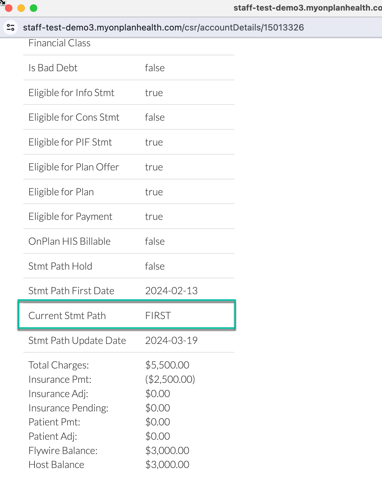 How to Update a Statement Path/Dunning Level – Flywire Healthcare
